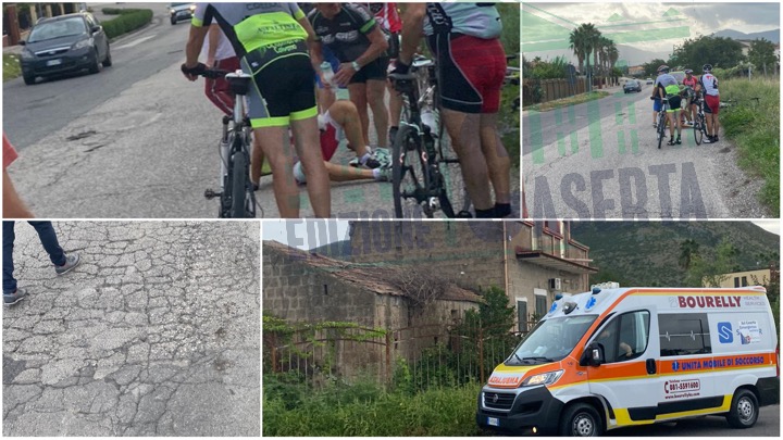 Carambola tra ciclisti all'imbocco della valle