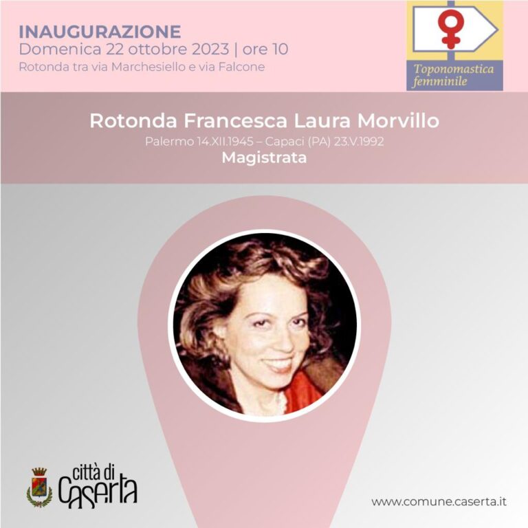 La rotonda di via Falcone sarà intitolata alla moglie del giudice ...