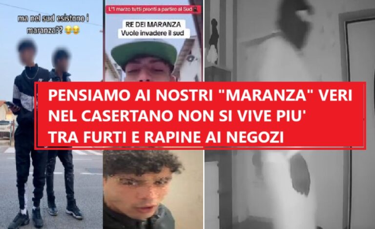 I maranza? Quelli veri sono già da noi. Pensiamo a salvare i cittadini ...