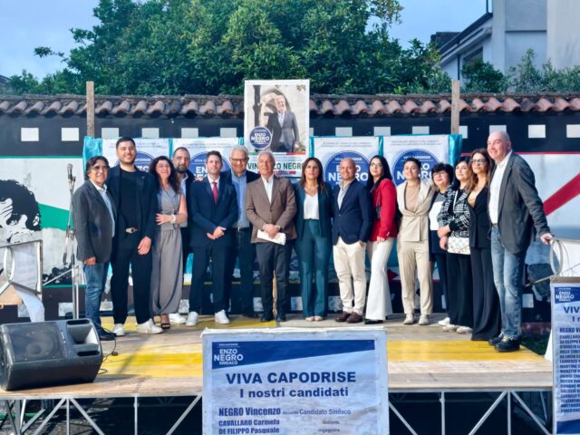 Vincenzo Negro torna tra i cittadini: domani comizio in piazza San Donato
